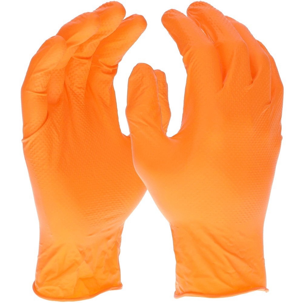 Pro-Fit 110 Nitril-Einwegschutzhandschuhe orange Premium Qualität | M ...